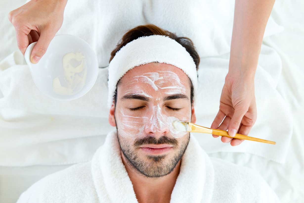 Too manly for a facial? - ditto blog